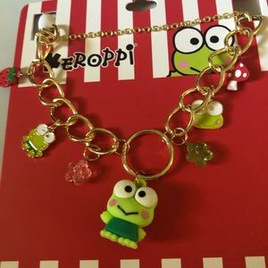 Sanrio | Jewelry | Keroppi Oring Charm Necklace Brand New | Poshmark